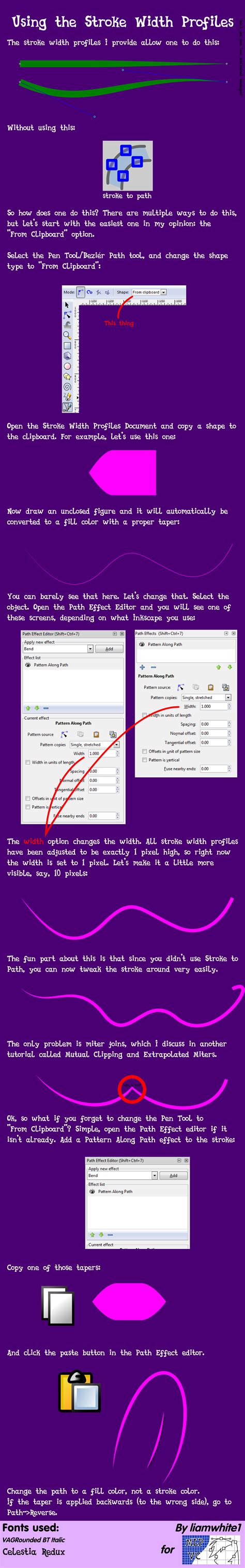 Inkscape Using The Stroke Width Profiles By Liamwhite1 On Deviantart