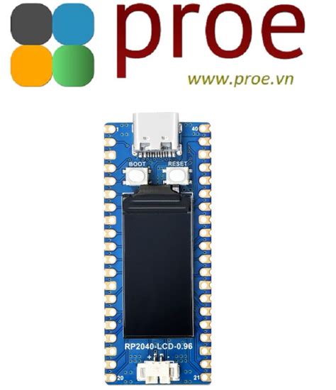 Rp2040 Lcd 096 A Pico Like Mcu Board Based On Raspberry Pi Mcu Rp2040 With Lcd Điện Tử Proe
