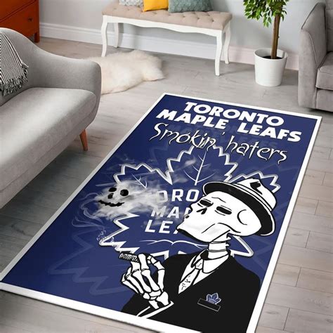 Stocktee Toronto Maple Leafs Halloween Smokin Haters Skull Premium