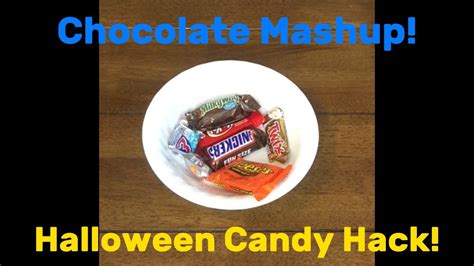 Halloween Candy Hack Chocolate Mashup Youtube