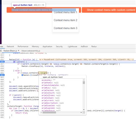 ContextMenu Component Issues Radzen Blazor Components Radzen