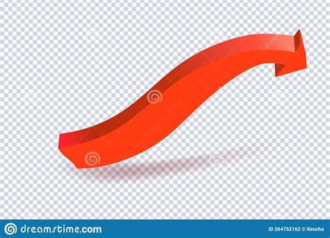 Growing Business D Red Arrow On Transparent Stock Illustration Illustration Of Chart High