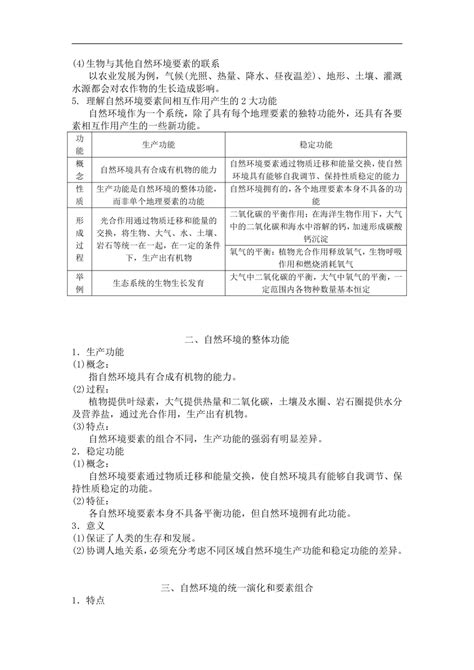 第五章 自然环境的整体性和差异性 （学案）——高中地理人教版（2019）选择性必修1 21世纪教育网