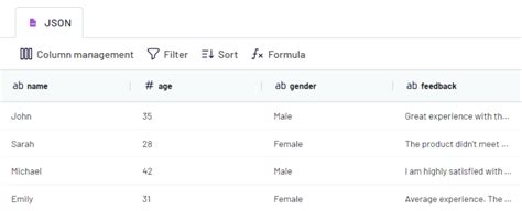 Explicação das diferentes maneiras de importar JSON para o Excel