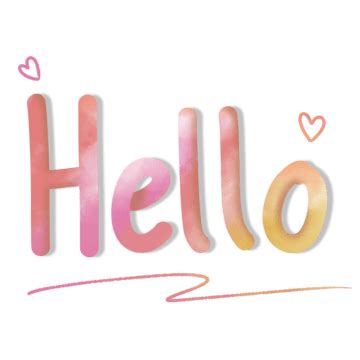 Hello Clipart Png
