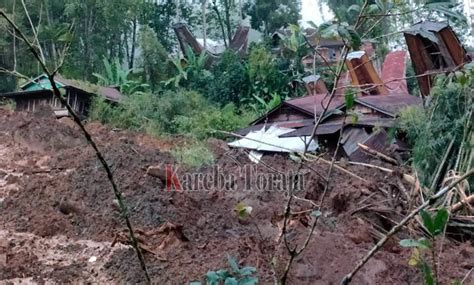 Gunung Sesean Longsor Ratusan Warga Mengungsi Kareba Toraja