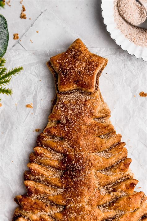Árbol de navidad de hojaldre masa de hoja Cravings Journal