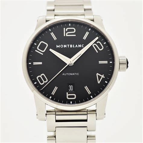 【未使用】【保証書有】 Montblanc モンブラン タイムウォーカー ブラック 105962 六本木 時計専門店proudプラウド