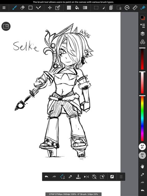 Selkie Au Sketch Final Fantasy Amino
