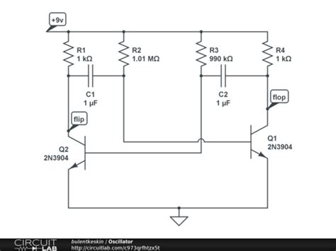 Oscillator Circuitlab