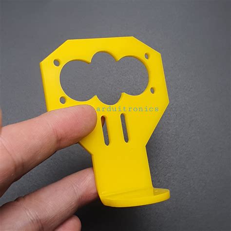 Arduino Mounting Bracket For Ultrasonic Module Hc Sr04 Yellow