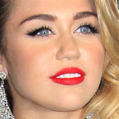Miley Cyrus Red Lipstick