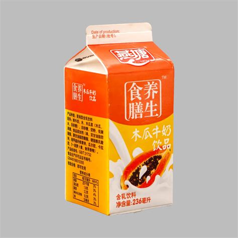 200ml Gable Top Box Carton Aseptic Paper Packaging Laminated Material