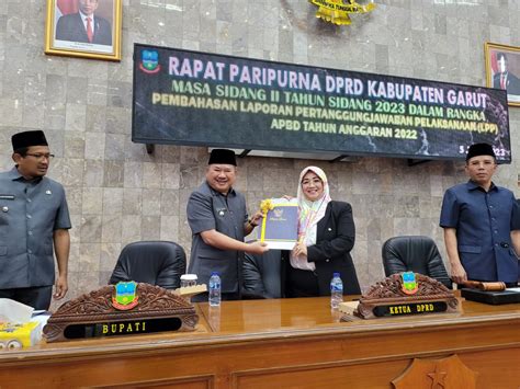 Bupati Garut Hadiri Rapat Paripurna Pembahasan Lpp Apbd Tahun Anggaran
