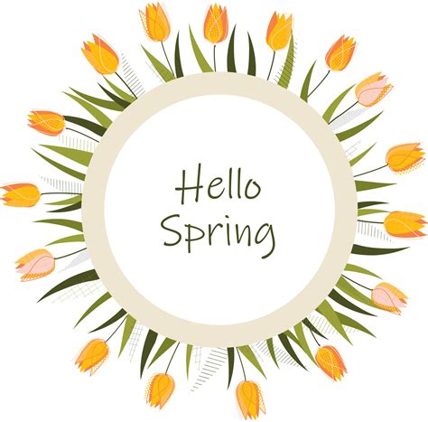 Hello Spring Background 20478599 Vector Art At Vecteezy