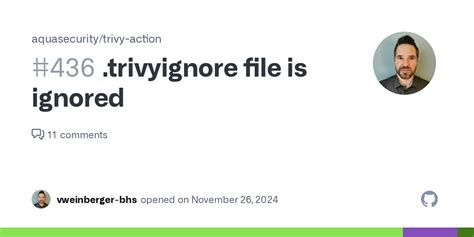 trivyignore file is ignored · issue 436 · aquasecurity trivy action