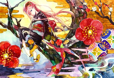 Megurine Luka And Sudou Kayo Vocaloid And 2 More Drawn By Nayuko