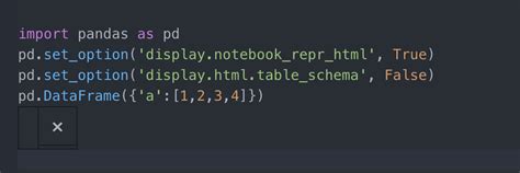 Atom Pandas Dataframe