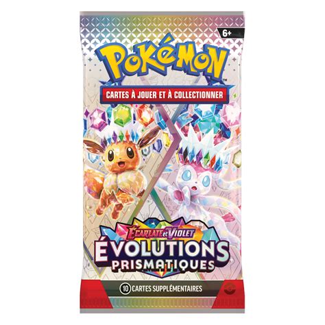 Pokémon Ev85 Bundle 6 Boosters Evolutions Prismatiques