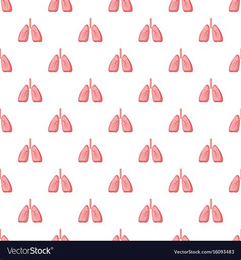 Human Lungs Pattern Royalty Free Vector Image Vectorstock