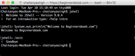Java 9 Jshell Java Shell Repl