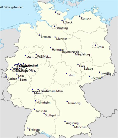 Inf Schule Datenbankzugriff Mit Python Projekt Kartendarstellung