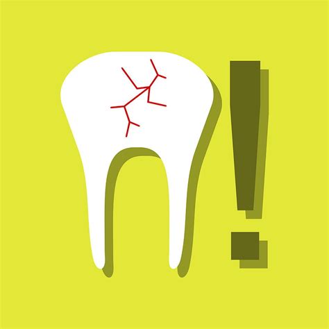 벡터 플랫 아이콘 디자인 컬렉션 치아 골절 Eps Ai Uidownload