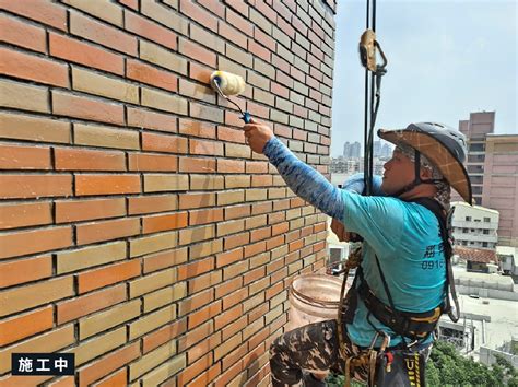 外牆磁磚案例 翔昇高空外牆防水工程