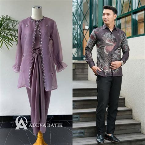 Jual New Oneset Jemma Organza Premium Outfit Kondangan Setelan Rok Lilit Shopee Indonesia