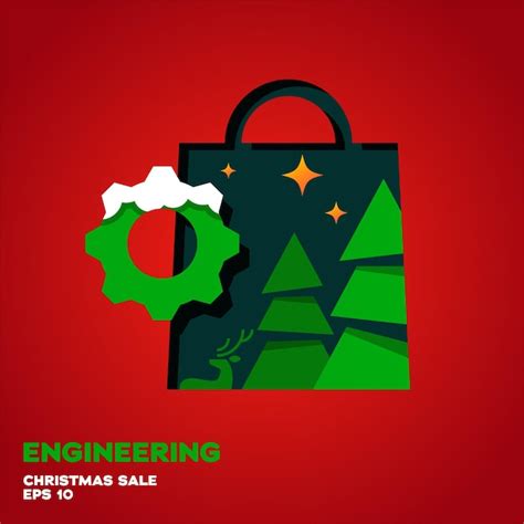 Premium Vector Engineering Christmas Sale