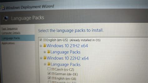 Windows 11 Language Packs Do Not Show Up In Pe Deployment Wizard Microsoft Qanda