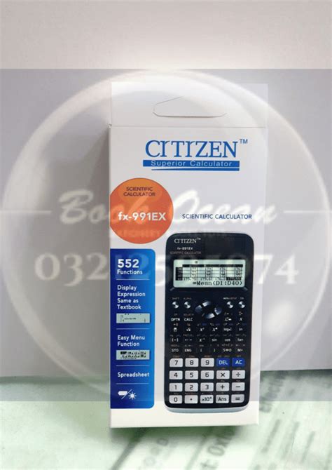 2 Citizen Scientific Calculator Fx 991EX Book Ocean