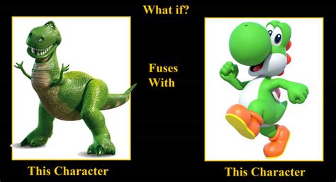 Rex Fuses With Yoshi By Bonnierabbid On Deviantart