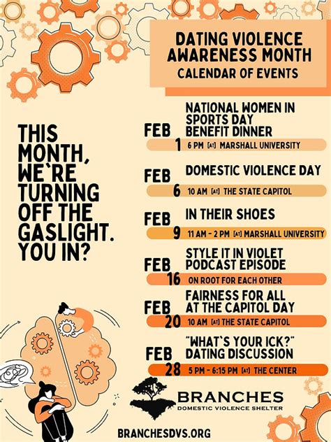 Dating Violence Awareness Month Branches Dvs