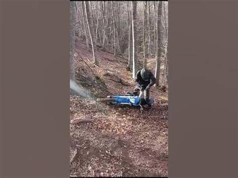 эндуро # так ломаются ручки сцепления без защиты! - YouTube
