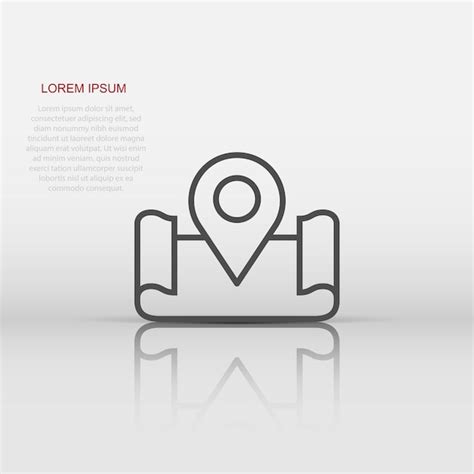 Premium Vector Map Pin Icon In Flat Style Gps Navigation Vector