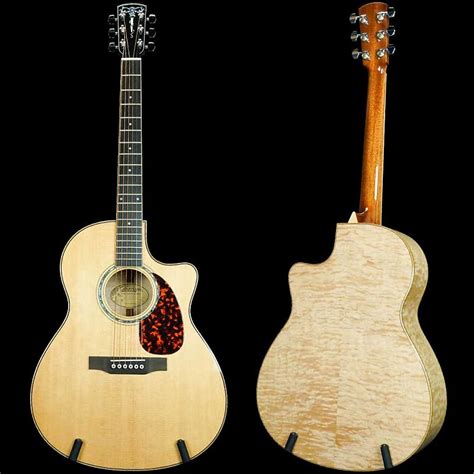 Larrivee Lv 09 Artist Series Acoustic Guitar With Quilt Maple Reverb