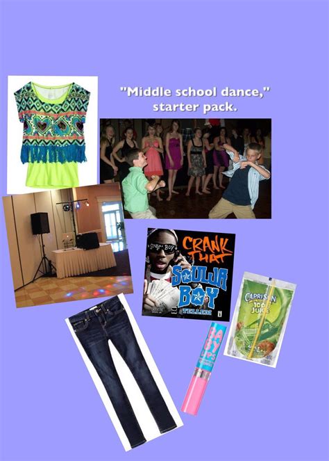 Middle School Dance Starter Pack Rstarterpacks Starter Packs