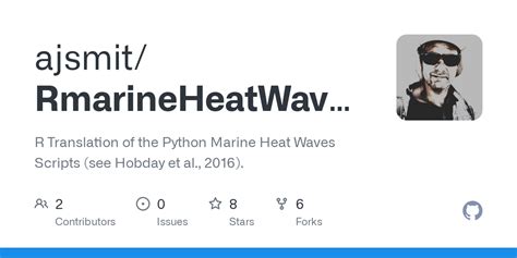 Github Ajsmitrmarineheatwaves R Translation Of The Python Marine