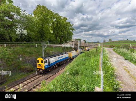 Balfour Beatty Drain Train With Hnrc Class 20 Locomotives Being Used To