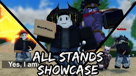 All Stands Showcase Ii Roblox World Of Stands Youtube