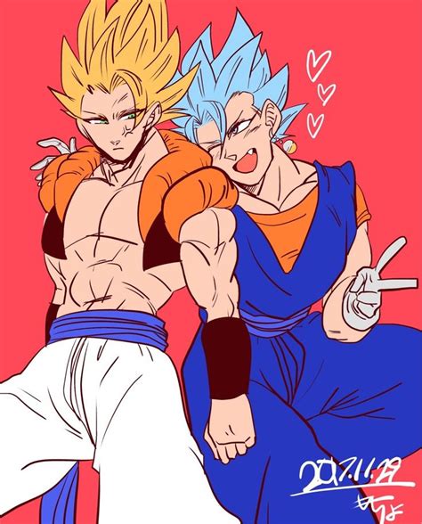 Vegito And Gogeta Personajes De Dragon Ball Dragones Dragon Ball