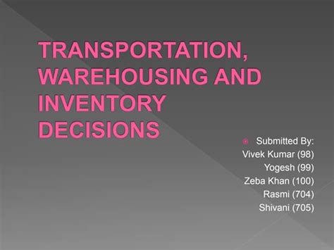 Warehouse Activity Profiling Pptx