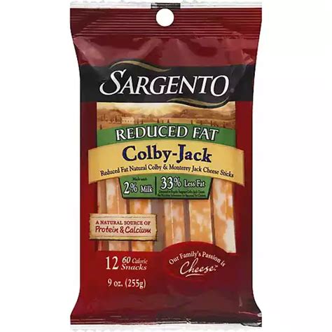 Sargento Colby Jack Cheese Stick Nutrition Information | Besto Blog