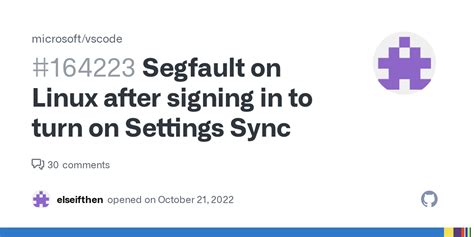 Segfault On Linux After Signing In To Turn On Settings Sync Issue