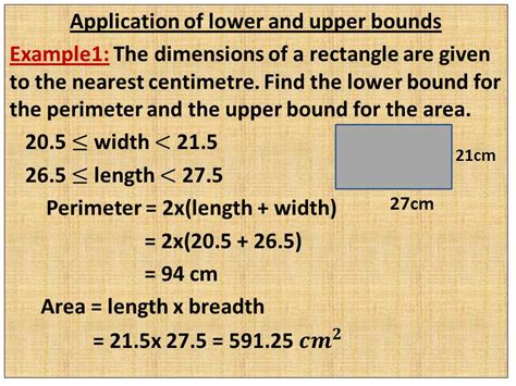 Math CHAPTER UPPER AND LOWER BOUNDS
