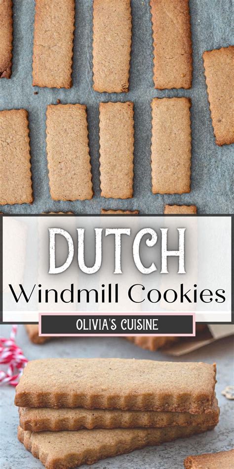 Dutch Windmill Cookies Aka Speculoos Dutch Windmill Cookie Recipe