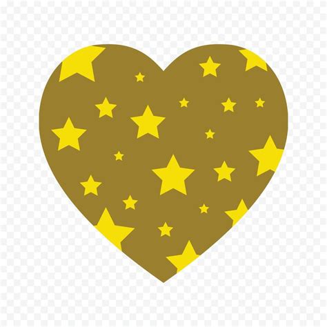 Yellow Heart Isolated Illustration 57381420 Vector Art At Vecteezy
