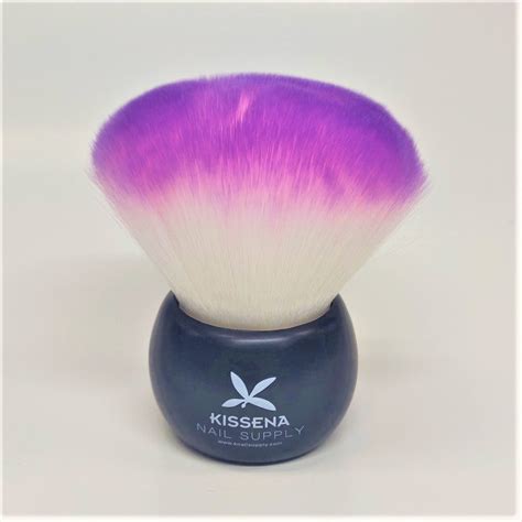 Dusting Duster Brush For Nails And Makeup Purple White