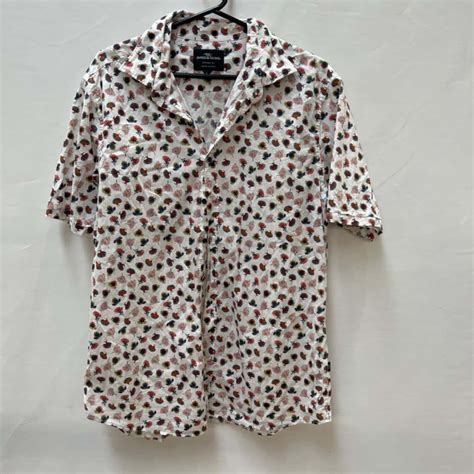Rodd And Gunn Mens Size L Short Sleeve Floral Original Fit S